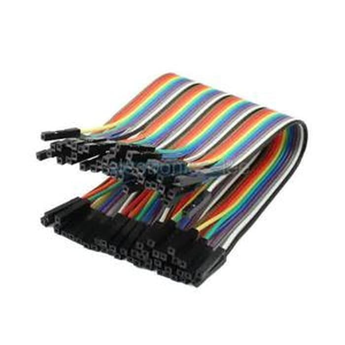 Jual kabel jumper female to female 30cm 20 pcs/pin kabel jumper ...