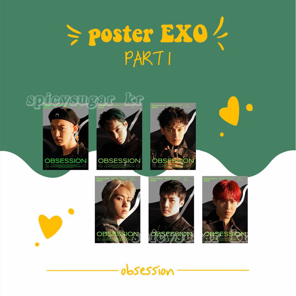 Jual POSTER EXO KPOP OBSESSION | Shopee Indonesia
