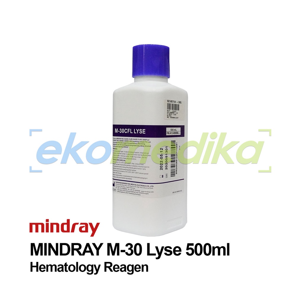 Jual Lyse 500ml Mindray - Reagen Hematology mindray Lyse M30 M18 500ml | Shopee Indonesia