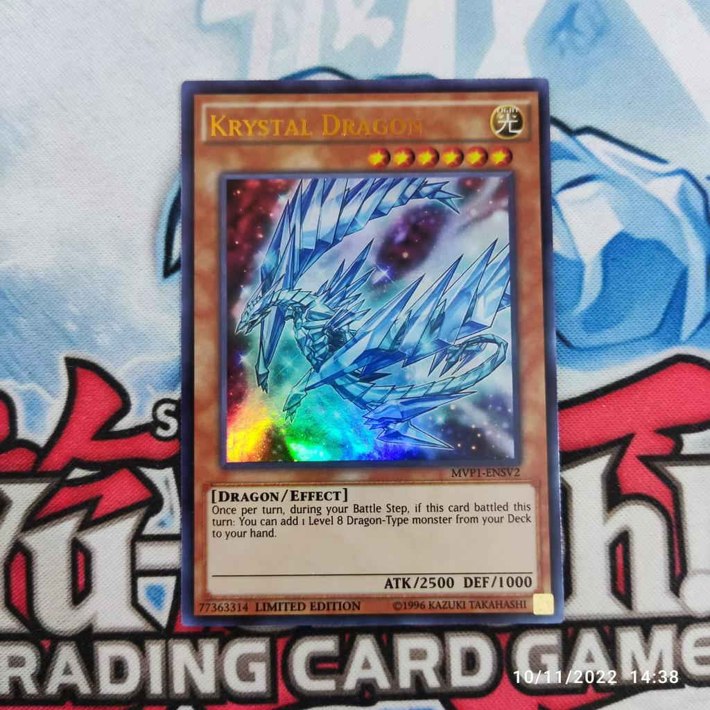 Jual yugioh krystal dragon MVP1 ultra rare original | Shopee Indonesia