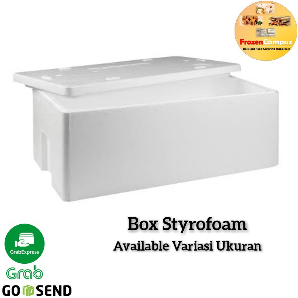 Jual Box Styrofoam Kotak Sterofoam Variasi Ukuran/Styrofoam Box Makanan ...
