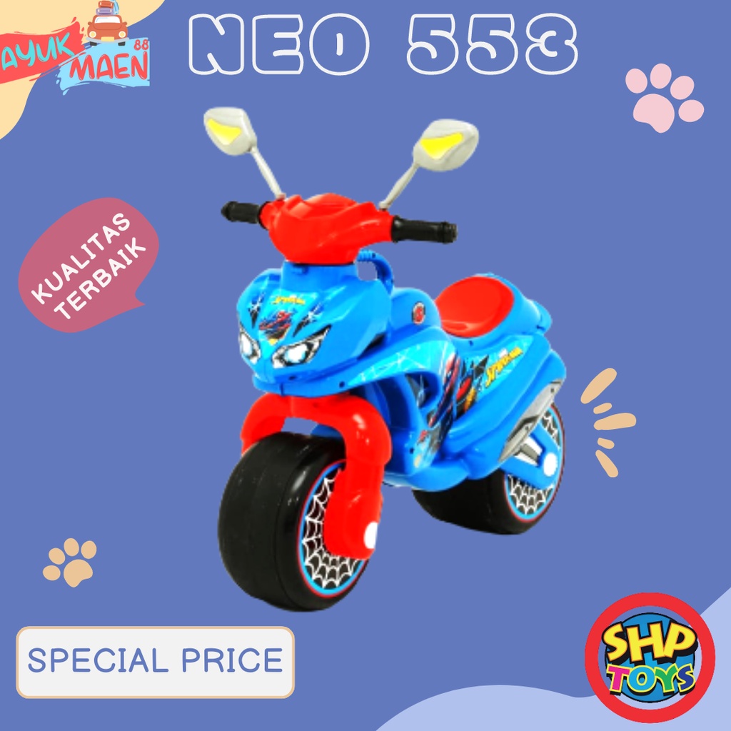 Jual NEO 553 MARVEL SHP TOYS Maenan Anak Motoran Tunggang Keren ...