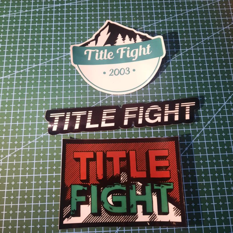 Jual Sticker Band TITLE FIGHT (BOOTLEG) | Shopee Indonesia
