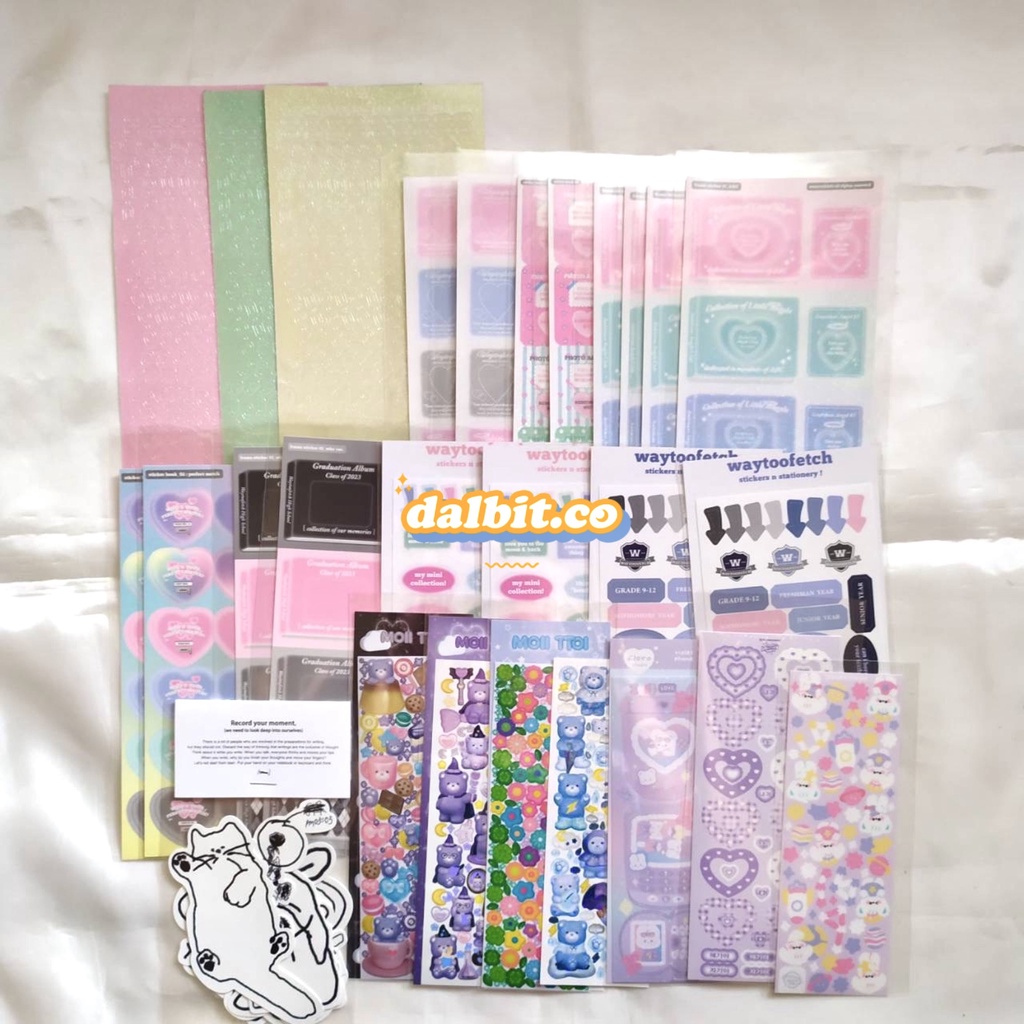Jual [READY] KOREAN & THAI BRANDS DECO STICKER l & STATIONERY [NOMNAMMS ...
