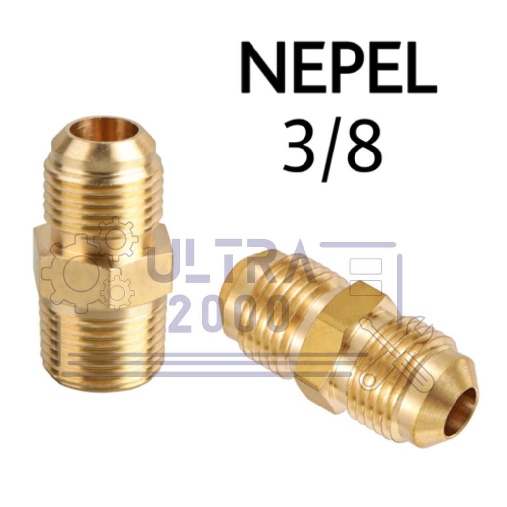 Double Nepel AC 3/8 | Shopee Indonesia