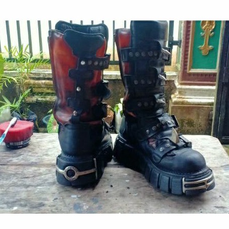 Jual SEPATU BOOTS NEWROCK NEW ROCK BIKER ORIGINAL MADE IN SPAIN BUKAN ...