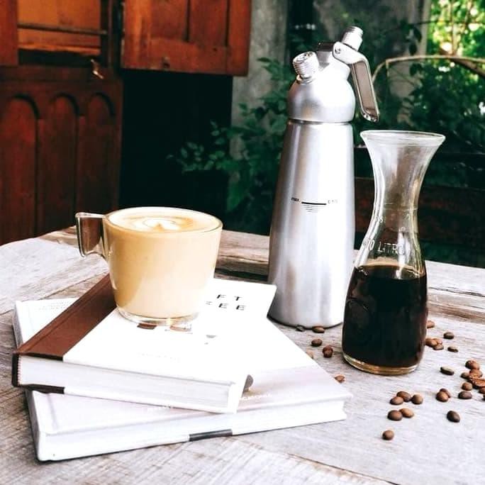 Jual Whip Cream Dispenser Red Whipped Whipper Foam Maker Nitro Coffee ...