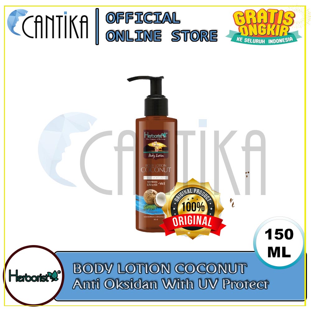 Jual PROMO HERBORIST Body Lotion Coconut 145ml | Shopee Indonesia