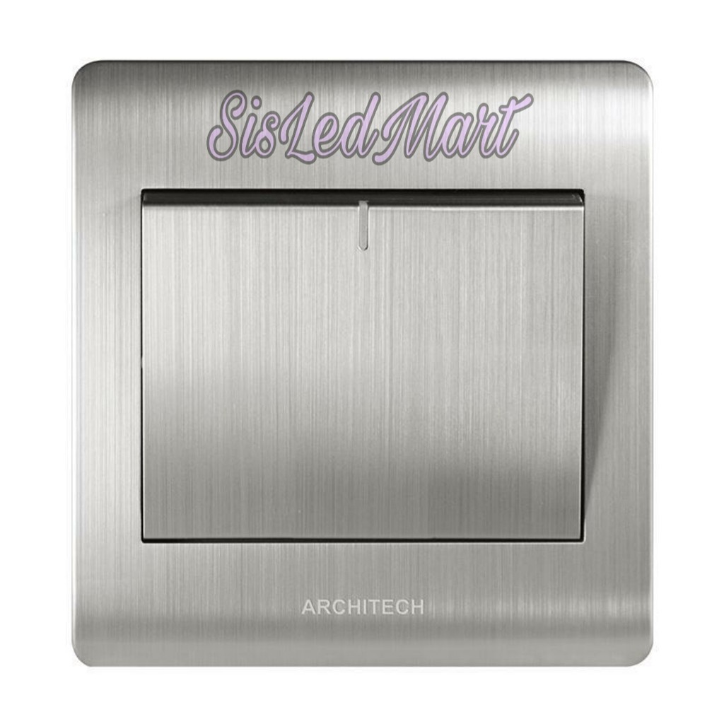 Jual Saklar Lampu Intermediate Architech Platinum B9-K19 Silver & Gold ...