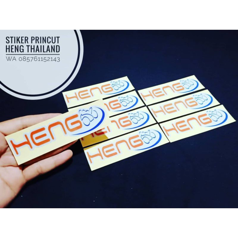 Jual stiker logo Heng Thailand | Shopee Indonesia