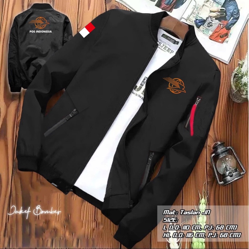 Jual JAKET POS INDONESIA / JAKET PAK POS MODEL BOMBER TERBARU KEREN ...