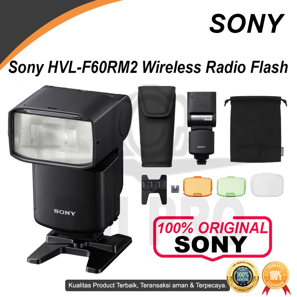 Jual Sony HVL-F60RM2 Wireless Radio Flash Lampu Studio Original Mark II ...