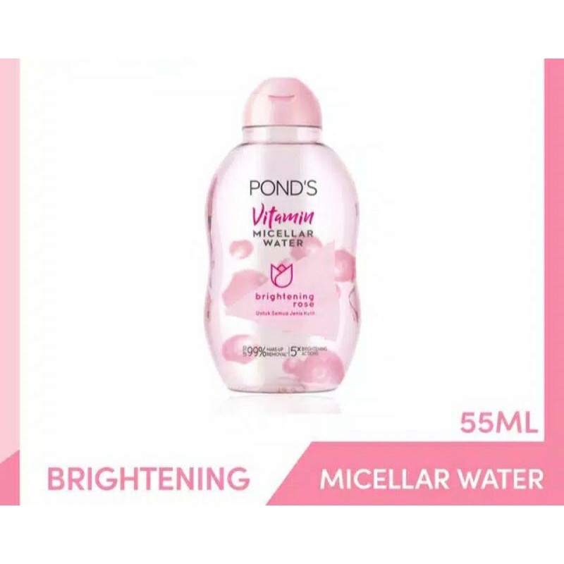 Jual Ponds Micellar Water Brightening 55ml | Shopee Indonesia