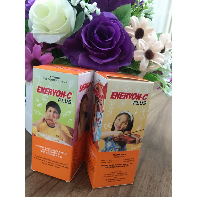 Jual Enervon-C syrup multivitamin anak | Shopee Indonesia