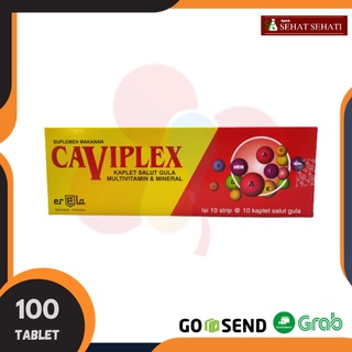 Jual Caviplex Kaplet Multivitamin dan Mineral - 100 Kaplet | Shopee ...