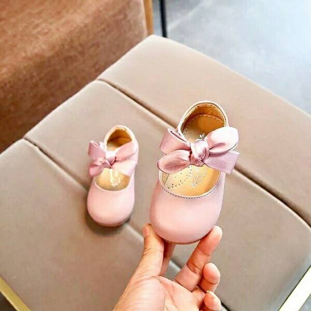 Jual Sepatu anak lucu motif pita ( SHO021 / SHO022 ) | Shopee Indonesia