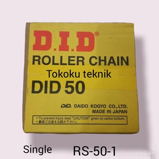 Jual RANTAI DID RS-50-1 ROLLER CHAIN RS-50 SINGLE JAPAN ORIGINAL ...