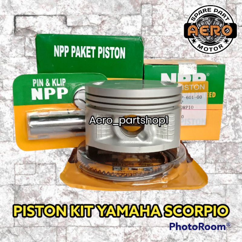 Jual PISTON KIT NPP YAMAHA SCORPIO ( STD/25/50/75/100/125/150/175/200 ...