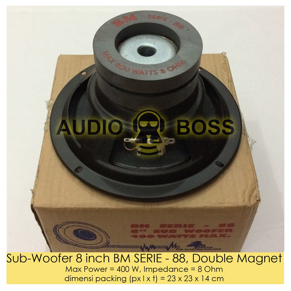 Jual Speaker Subwoofer 8 inch BM SERIE - 88 Double Magnet / Subwoofer 8” BM SERIE Indonesia ...
