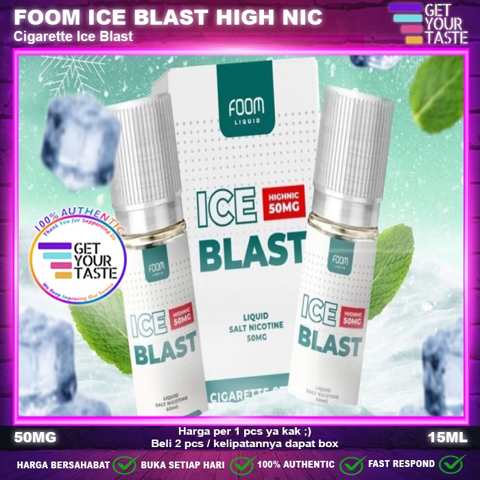 Jual Liquid Foom Ice Blast High Nic 50MG 15ML by Foom Lab - IceBlast ...