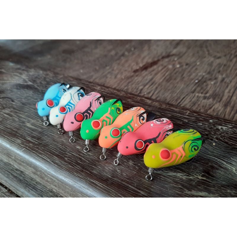 Jual Soft Frog Bahalap Lure 4cm 7gr, timah cor | Shopee Indonesia