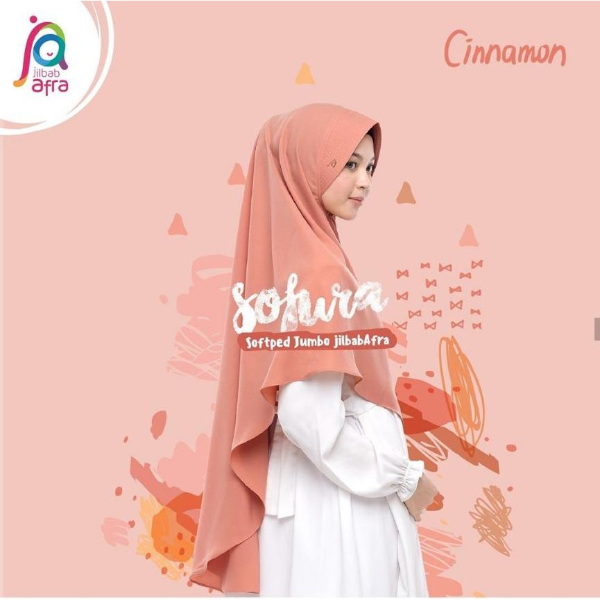 Jual Jilbab Afra Sofura Cinnamon | Shopee Indonesia
