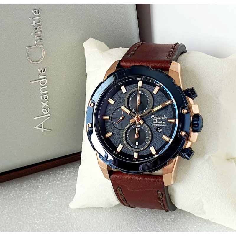 Jual Jam Tangan Alexandre Christie 6583 ORIGINAL | Shopee Indonesia