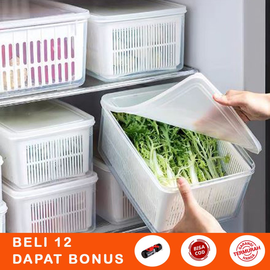 Jual Kontainer / box kulkas dengan saringan kapasitas besar / Kontainer ...