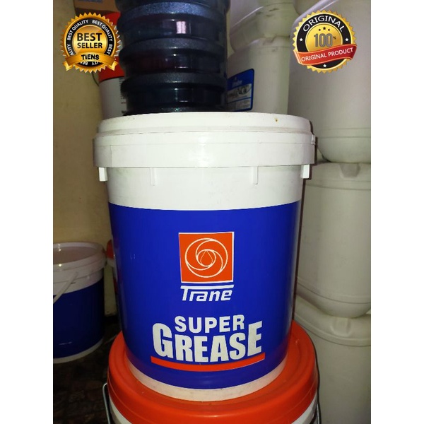 Jual MINYAK GEMUK TRANE SUPER GREASE COKLAT NO3 (PAIL) 15KG / BEARING ...