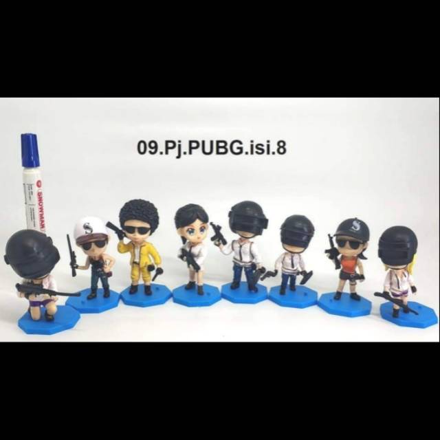 Jual ACTION FIGURE PUBG BATTLEGROUNDS SET 8 PCS | Shopee Indonesia
