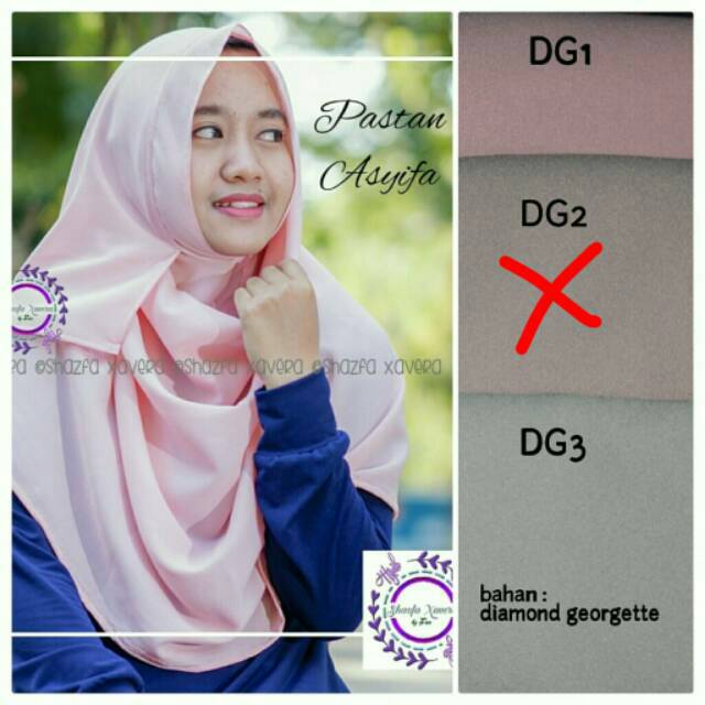 Jual Hijab instan Pastan asyifa pastan pashtan pashmina instan jilbab ...