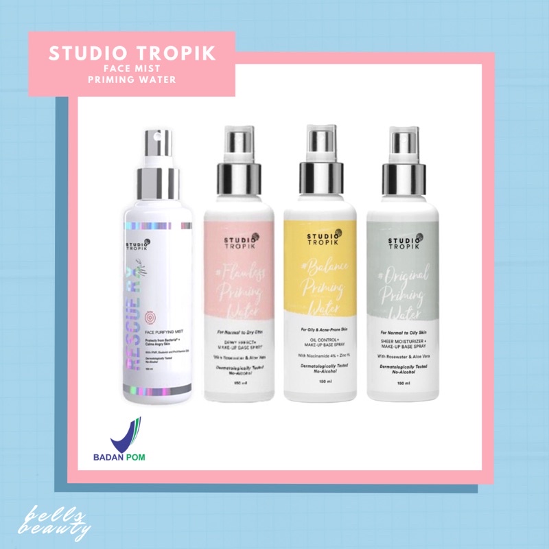 Jual Studio Tropik Priming Water & Rescue Rx 30ML / 130ML | Shopee Indonesia