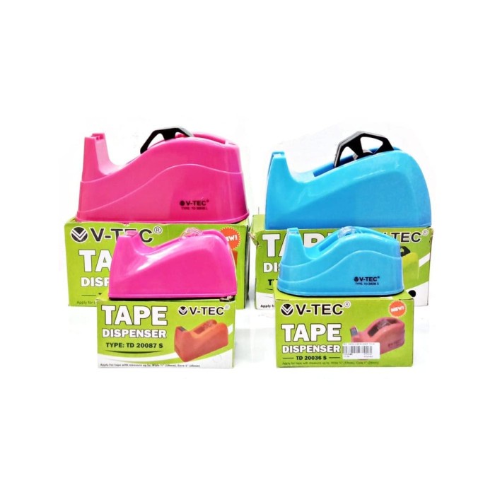 Jual V tec tape dispenser tempat selotip isolasi | Shopee Indonesia
