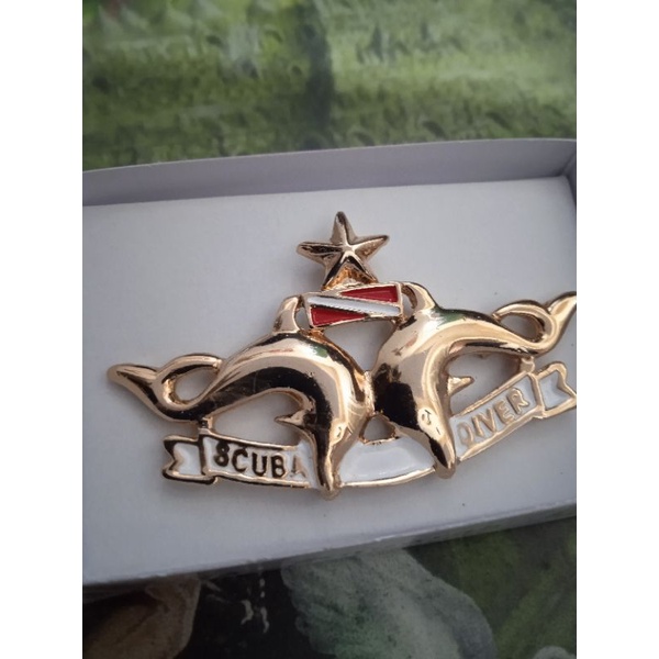 Jual brevet wing pin scuba diver dasar tni ad | Shopee Indonesia