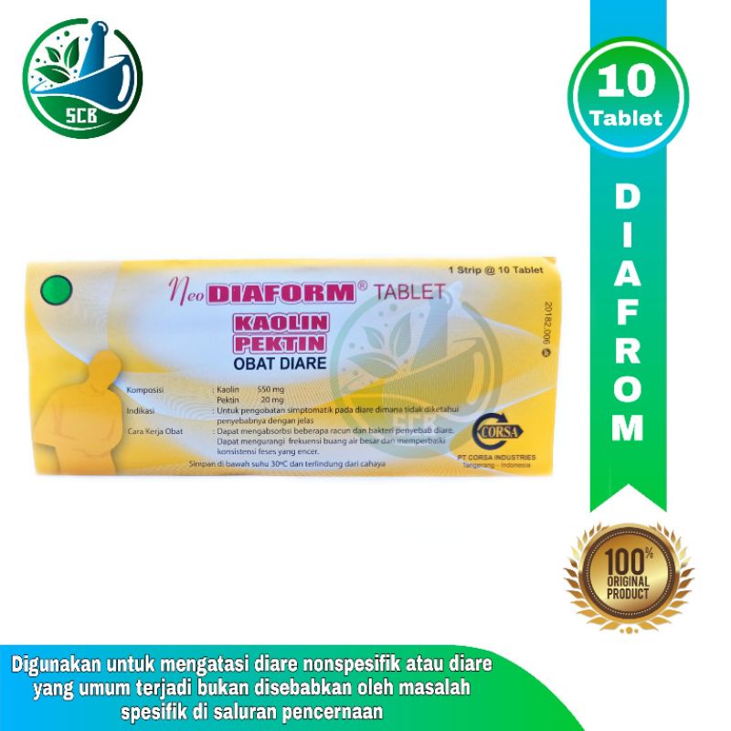 Jual Neo Diafrom tabket isi 10 - Obat Diare | Shopee Indonesia