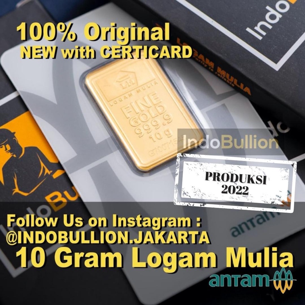 Jual LM EMAS ANTAM 10 Gram, LOGAM MULIA TERBARU Indonesia|Shopee Indonesia