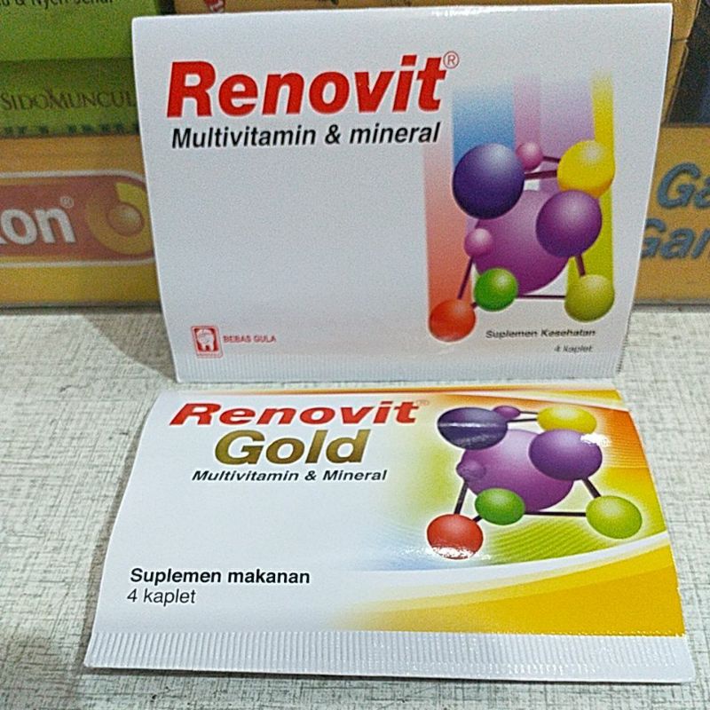 Jual Renovit isi 4kaplet atau renovit gold isi 4kaplet | Shopee Indonesia