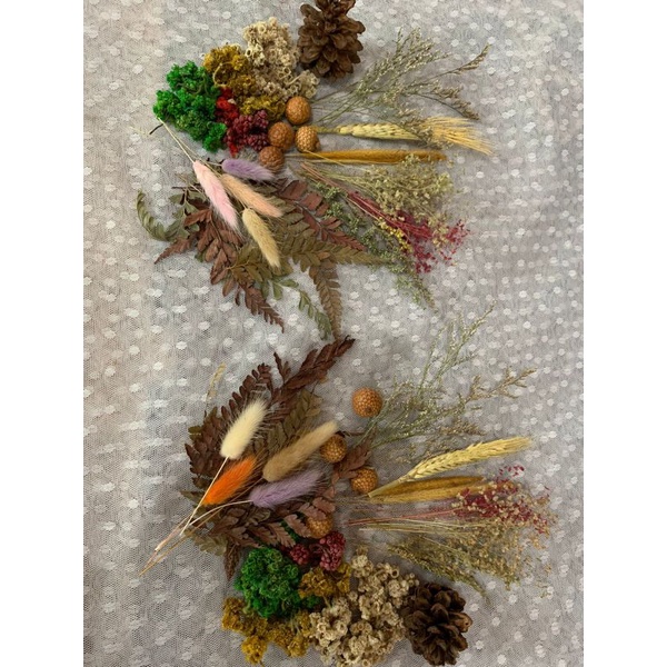 Jual BUNGA KERING TANPA TANGKAI / kolase biji rotan / edelweis tanpa ...