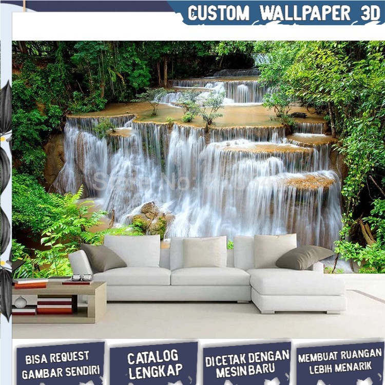 Harga Wallpaper Dinding Ruang Tamu 3d