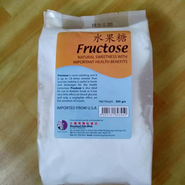 Jual Gula Fruktosa. 500g. Fructose Powder | Shopee Indonesia
