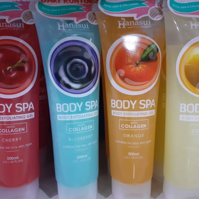 Jual Hanasui Body Spa scrub gel 300 ml | Shopee Indonesia