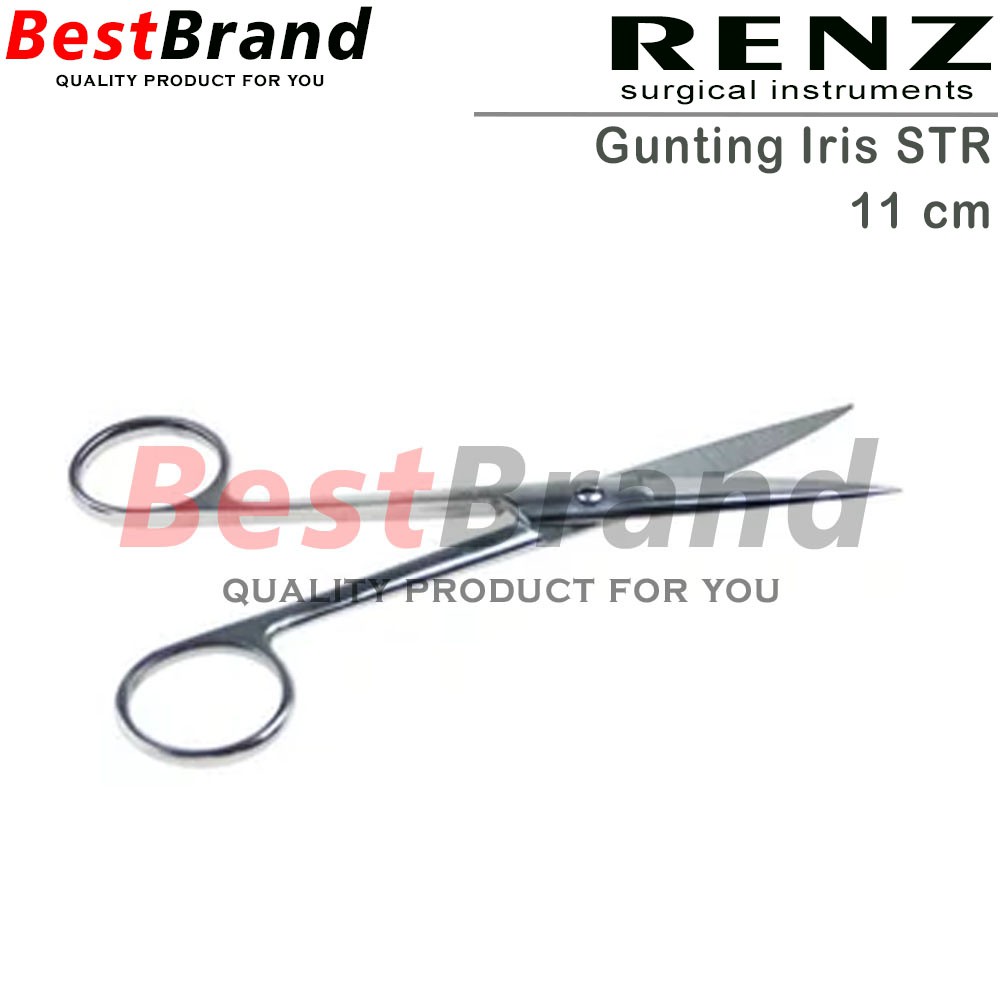 Jual RENZ Gunting Operasi Iris Tajam Lurus 11 cm | Shopee Indonesia