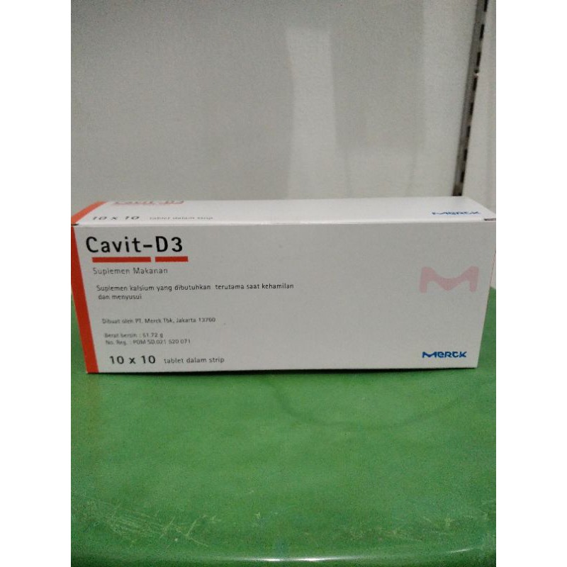 Jual Cavit - D3 strip isi 10 tablet | Shopee Indonesia