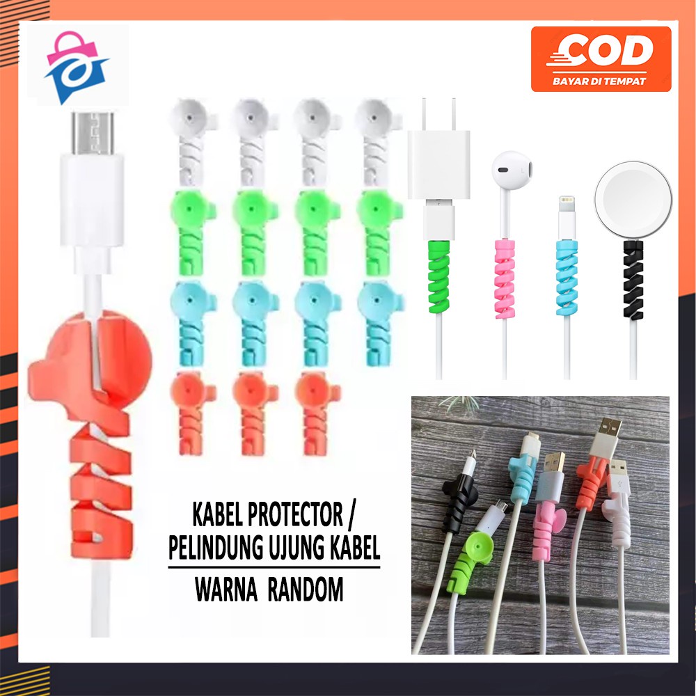 Jual KABEL PROTECTOR SPIRAL / WALL CABLE PROTECTOR / PELINDUNG UJUNG ...