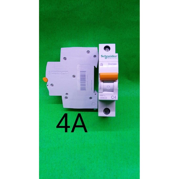 Jual MCB DOMAE SCHNEIDER 1 PHASE 4A ORIGINAL | Shopee Indonesia
