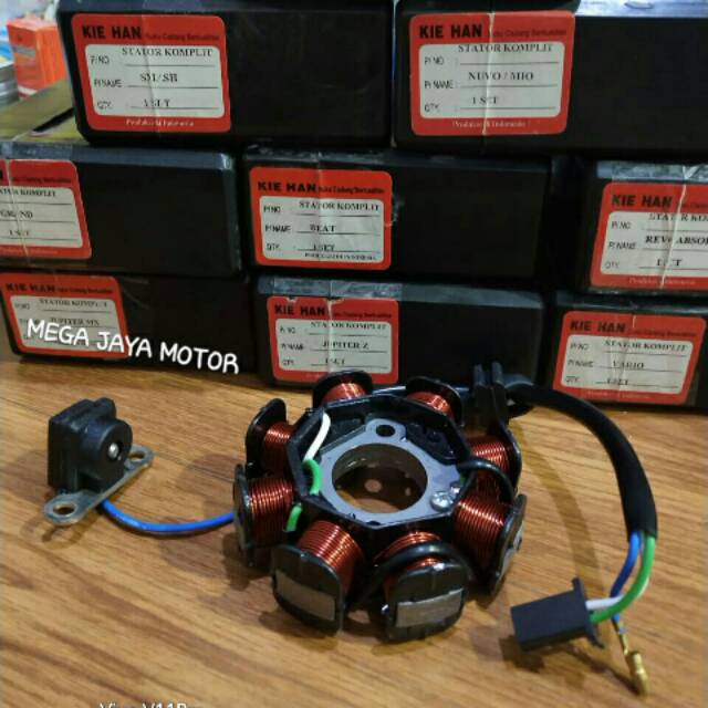 SPULL ASSY + PULSER KIRANA / KARISMA / SUPRA X 125 LAMA KIEHAN STATOR ASSY SPUL KOMPLIT | Shopee ...