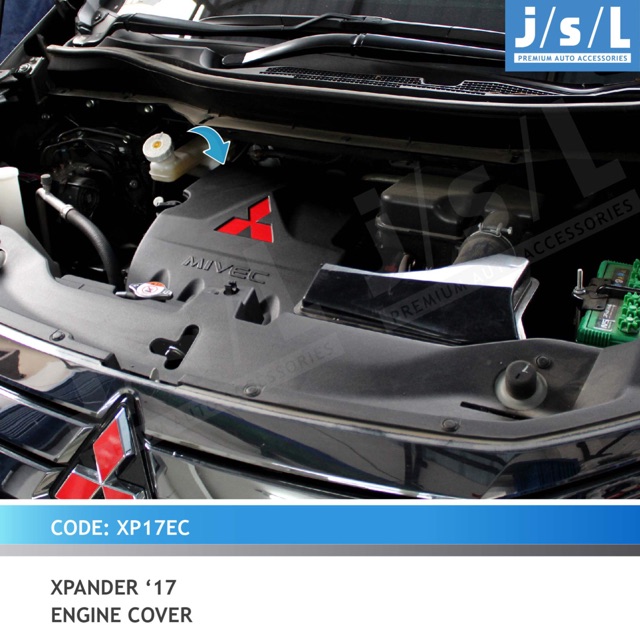 Jual COVER TUTUP ENGINE MITSUBISHI XPANDER / EXPANDER MERAH JSL ...