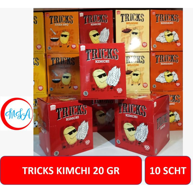 Jual TRICKS BAKED CRISPS POTATO - SNACK KENTANG 20GR X 10 Sachet ...