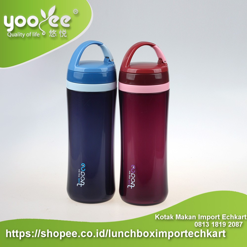 Botol Minum Olahraga - Yooyee Sport Biru 436 | Shopee Indonesia
