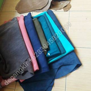 Jual Kulit sapi suede / Kulit suede ukuran sample | Shopee Indonesia
